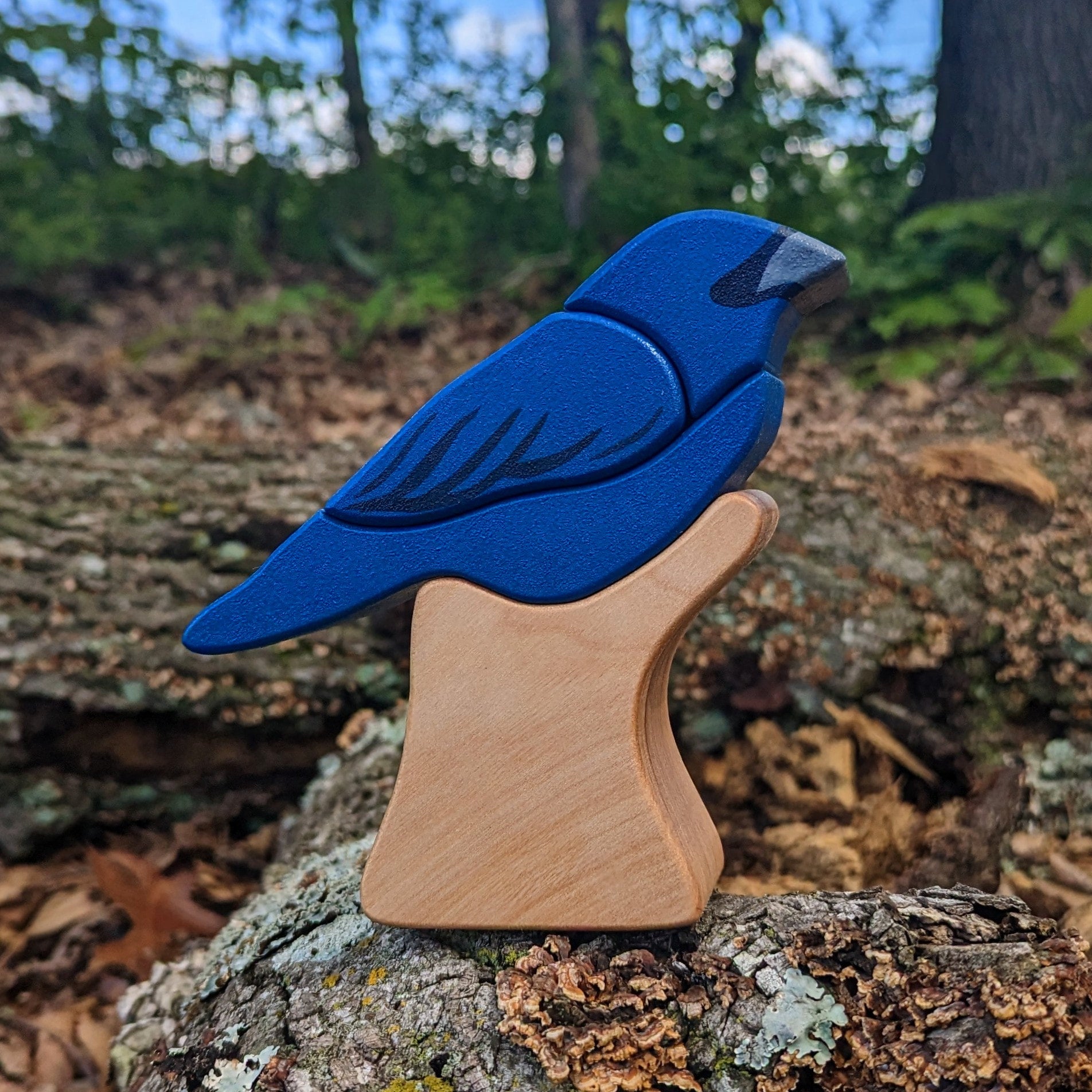 Indigo Bunting Stacking Puzzle | Brambly Hollow